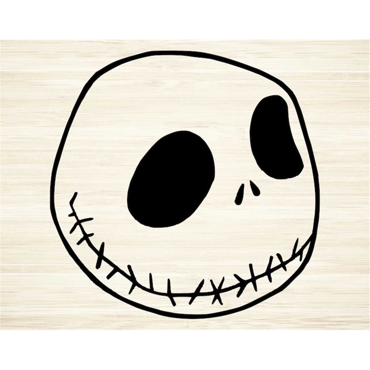 Jack Skellington Cut File SVG DXF PNG Eps Pdf Clipart Vector | Inspire ...