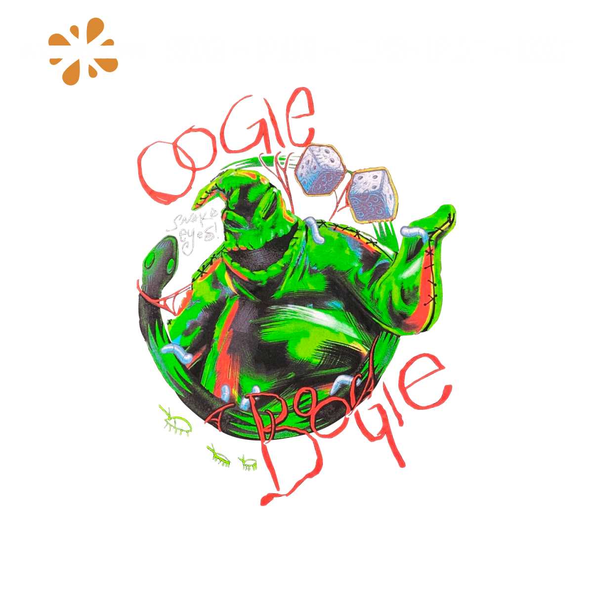Funny Oogie Boogie Roll The Dice PNG Sublimation File | Inspire Uplift