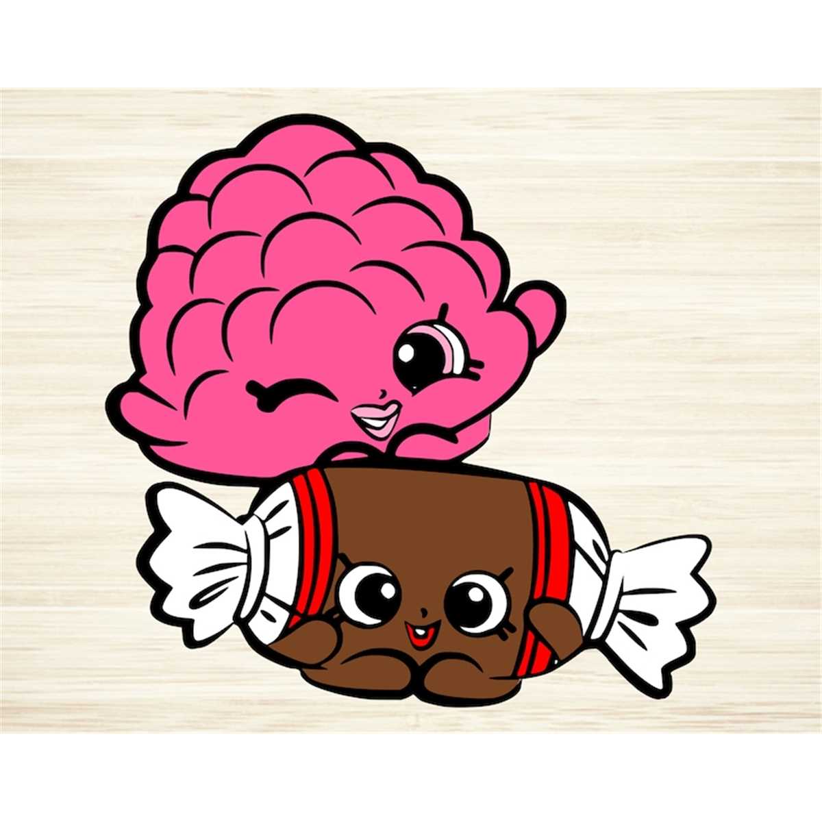 Shopkins Berry Lolly Tootsie Cutie Cut File SVG DXF PNG Eps | Inspire ...