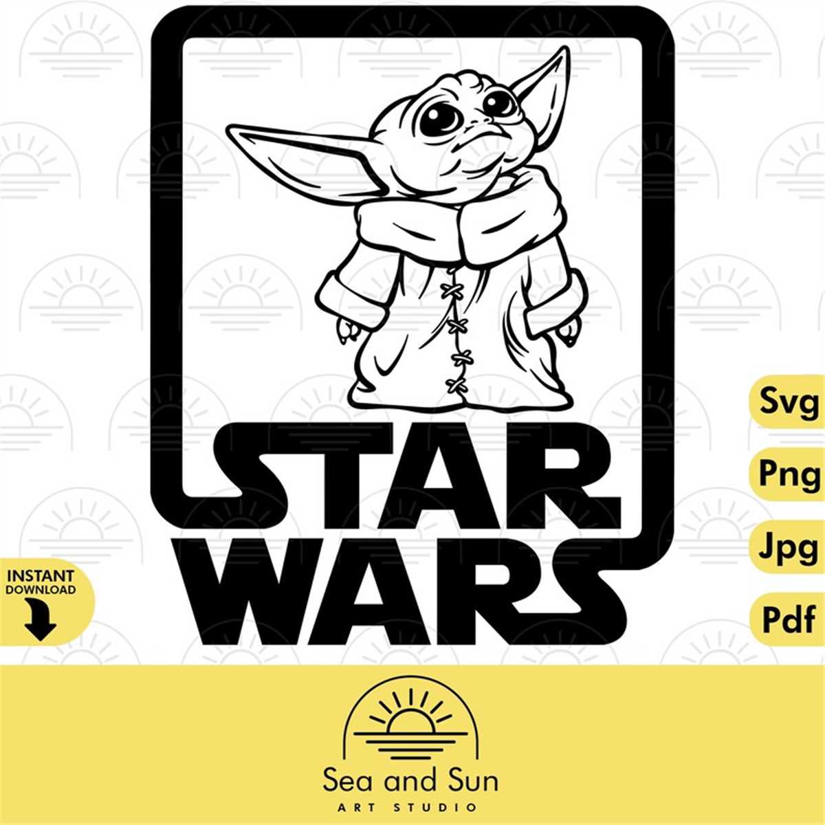 Grogu Baby Yoda Star Wars Svg Disneyland Ears Svg Star Wars | Inspire ...