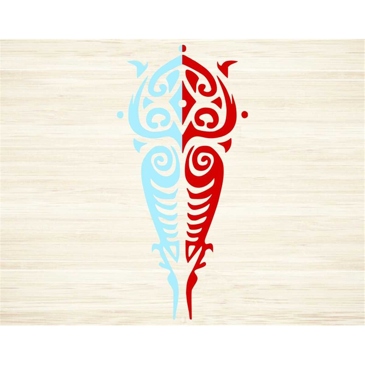 Raava and Vaatu Cut File SVG DXF PNG Eps Pdf Clipart Vector | Inspire ...