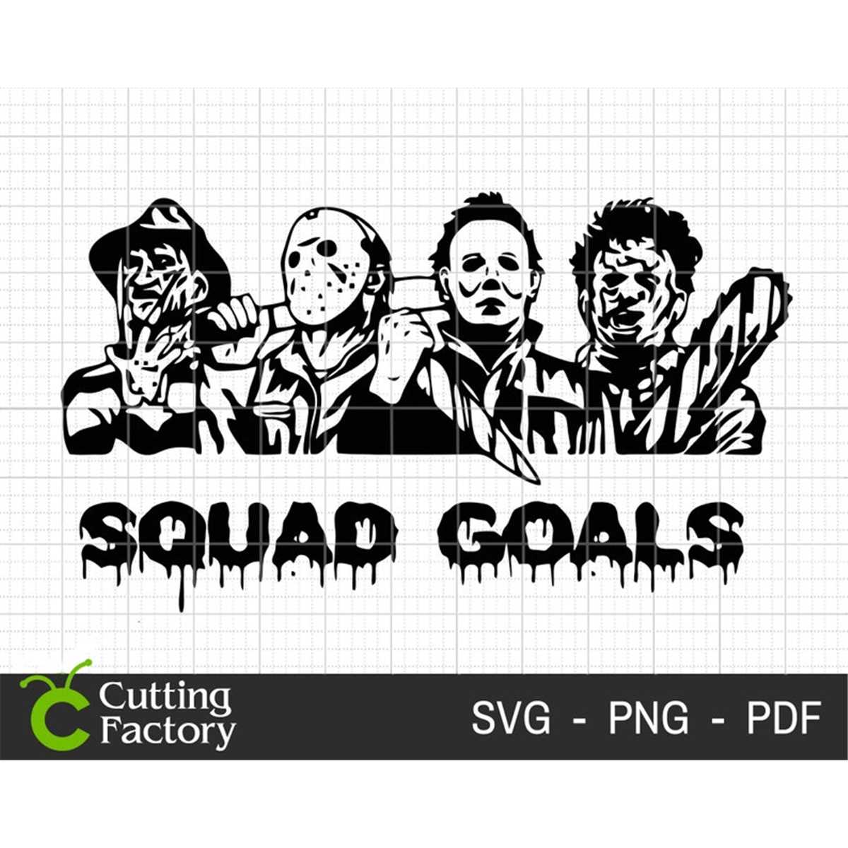 Squad Goals SVG, Halloween Svg, Halloween Png, Spooky Svg, H | Inspire ...