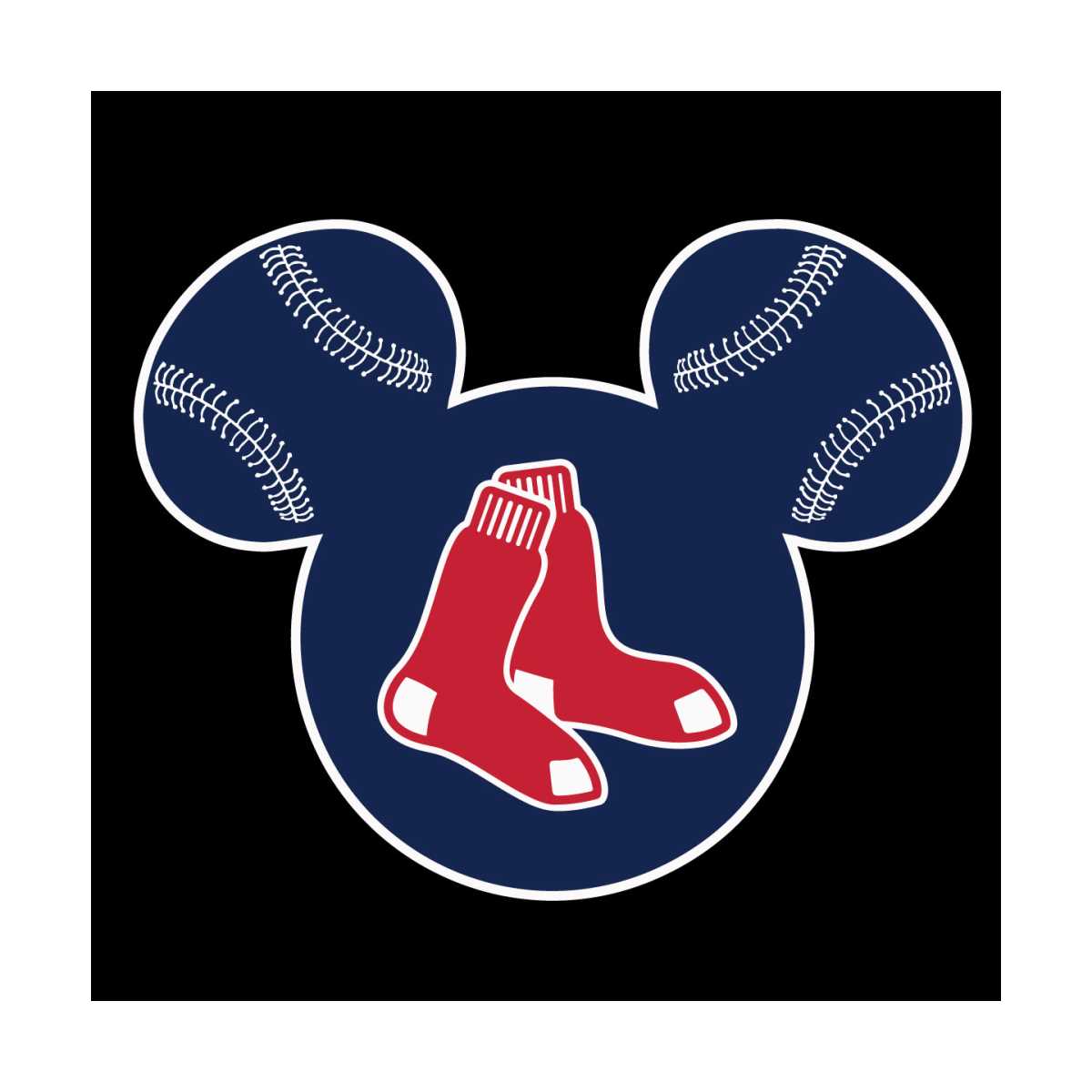 Boston Red Sox Baseball Mickey Mouse Disney Svg, Sport Svg, | Inspire ...