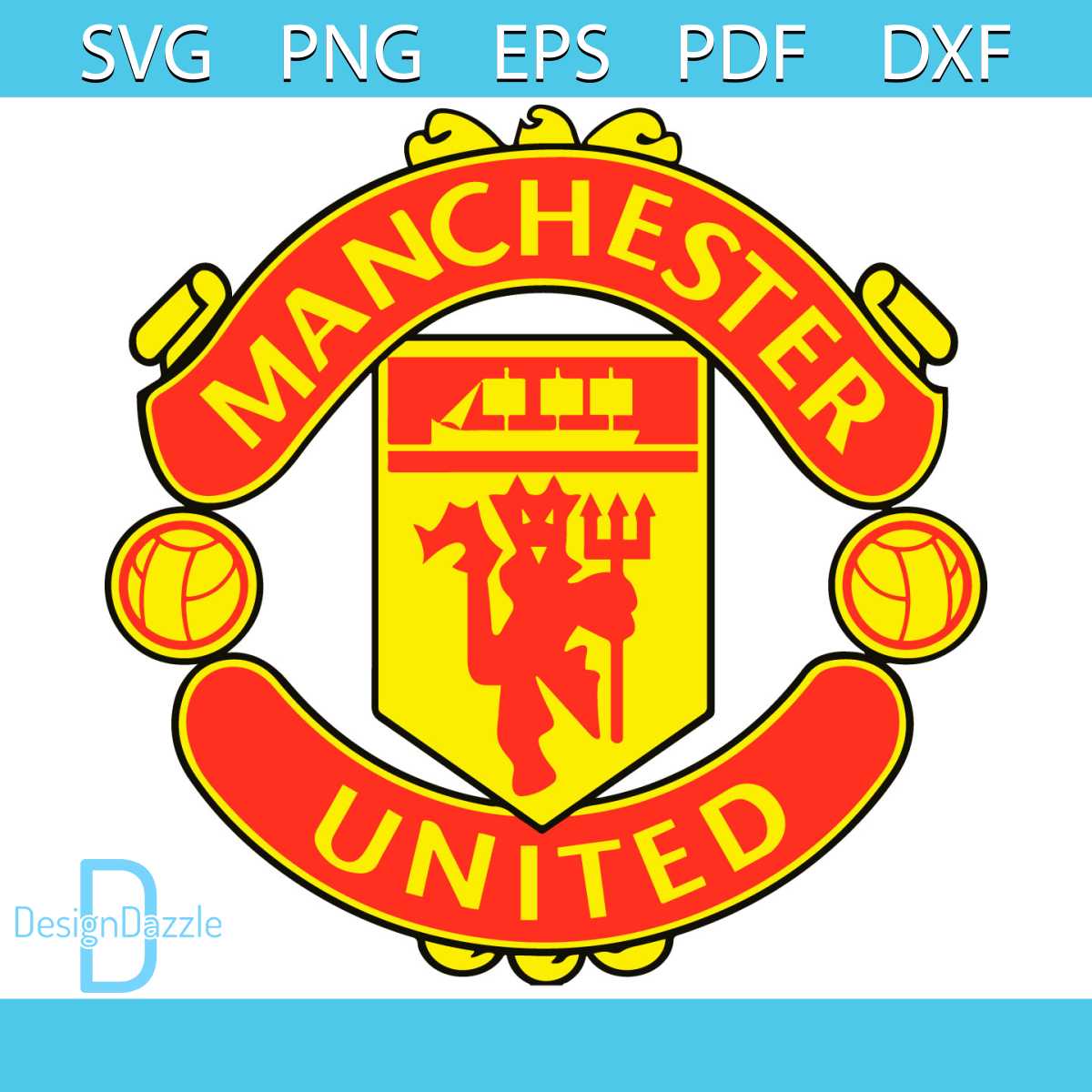 Manchester United Svg, Sport Svg, MU Svg, Football Svg, Foot - Inspire ...