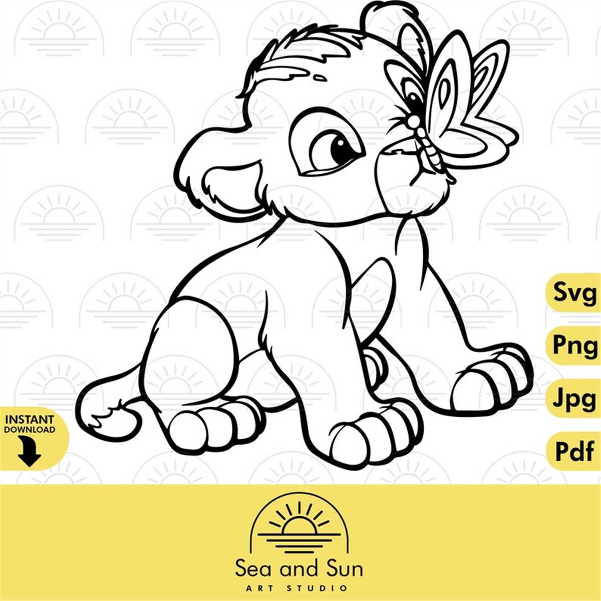 The Lion King Vector Svg, Simba Disneyland Ears Svg, Png Th | Inspire ...