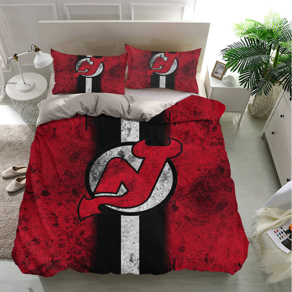 New Jersey Devils Bedding Sets, Sport Bedding, Bedroom Decor | Inspire ...