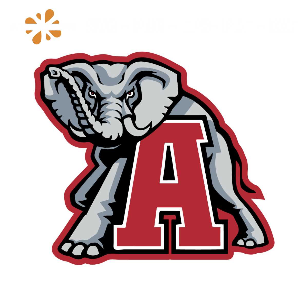 Alabama Crimson Logo Svg, Sport Svg, Alabama Svg, Crimson Ti | Inspire ...