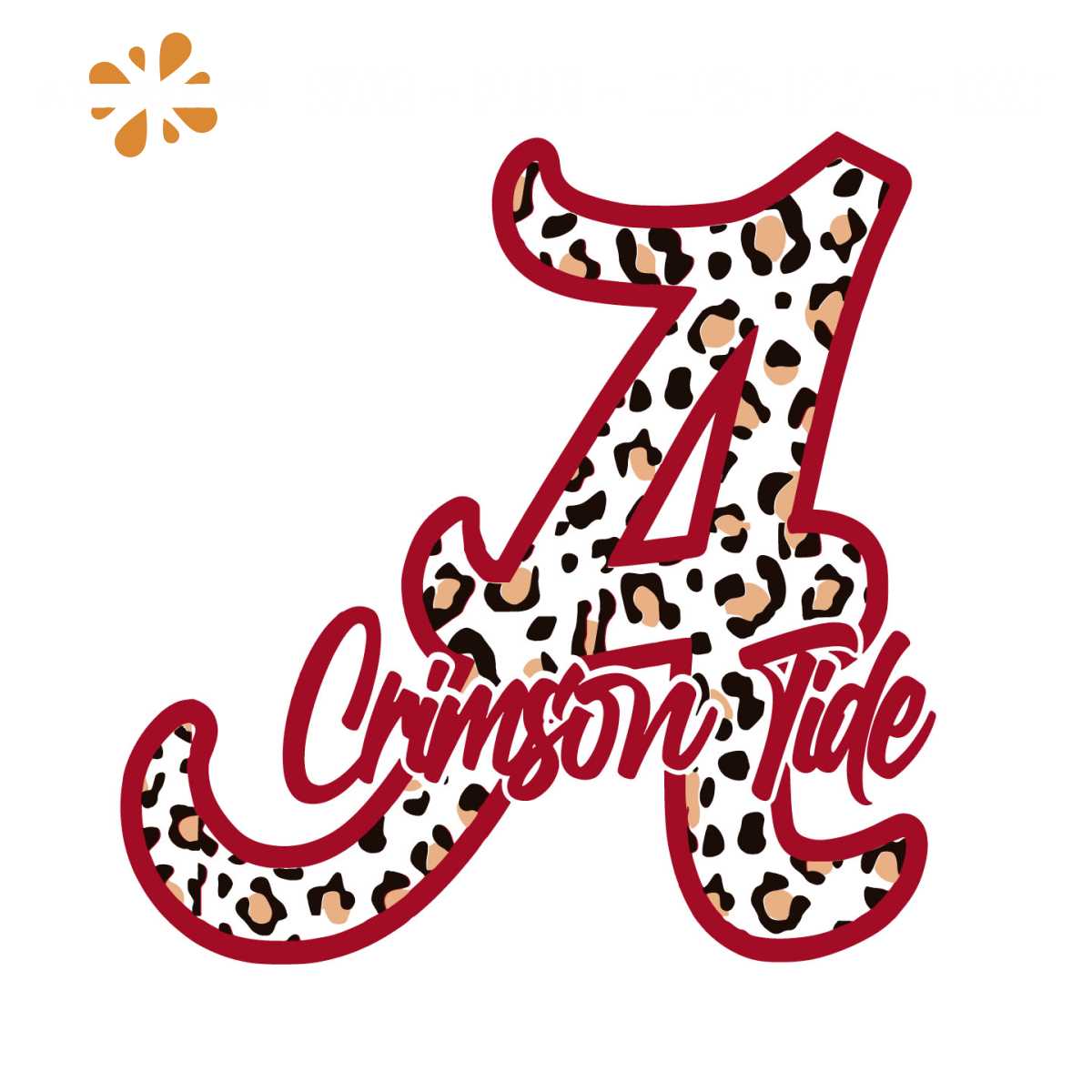 ALABAMA CRIMSON TIDE Leopard Pattern Svg, Crimson Tide Layer | Inspire ...