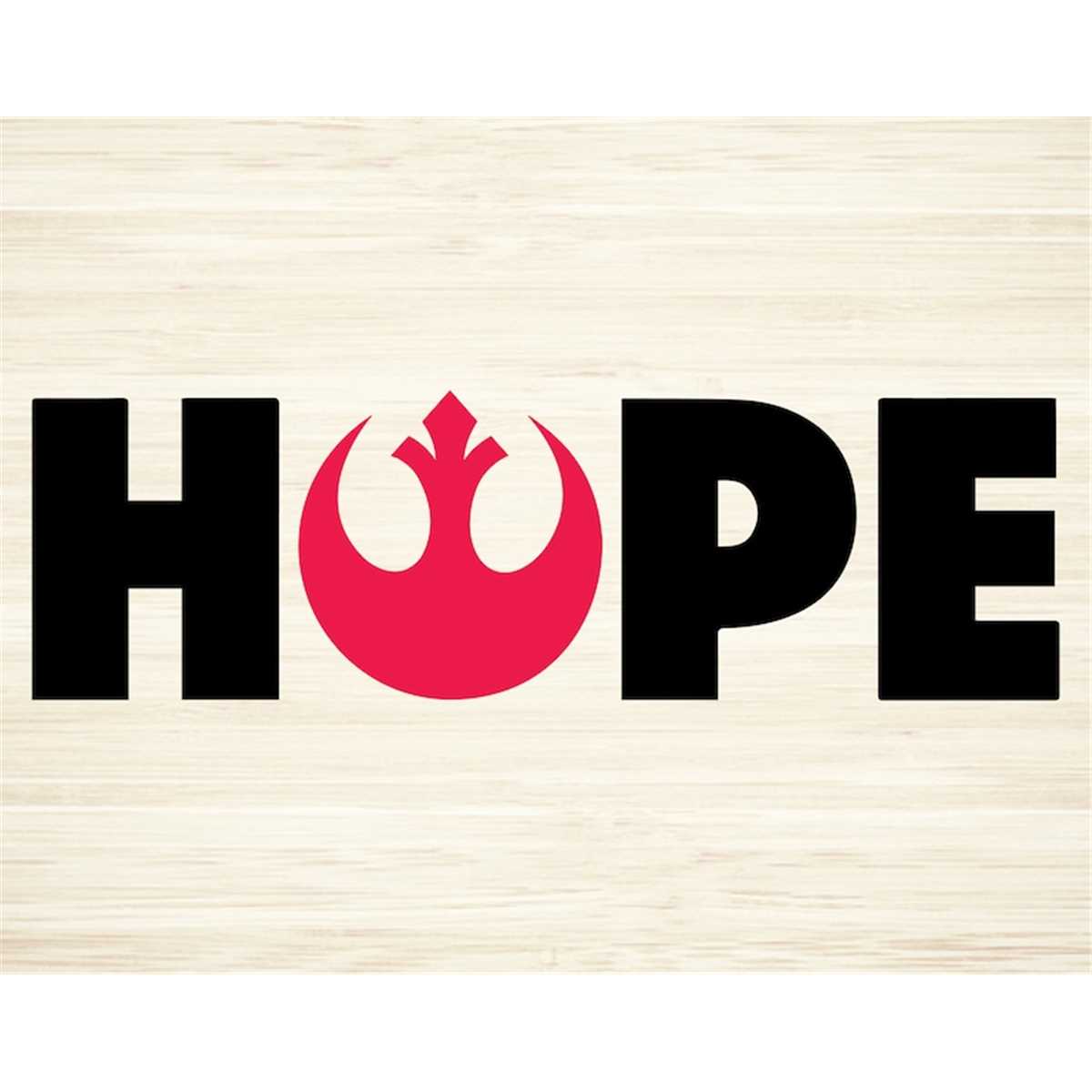 Star Wars Hope Cut File SVG DXF PNG Eps Pdf Clipart Vector | | Inspire ...