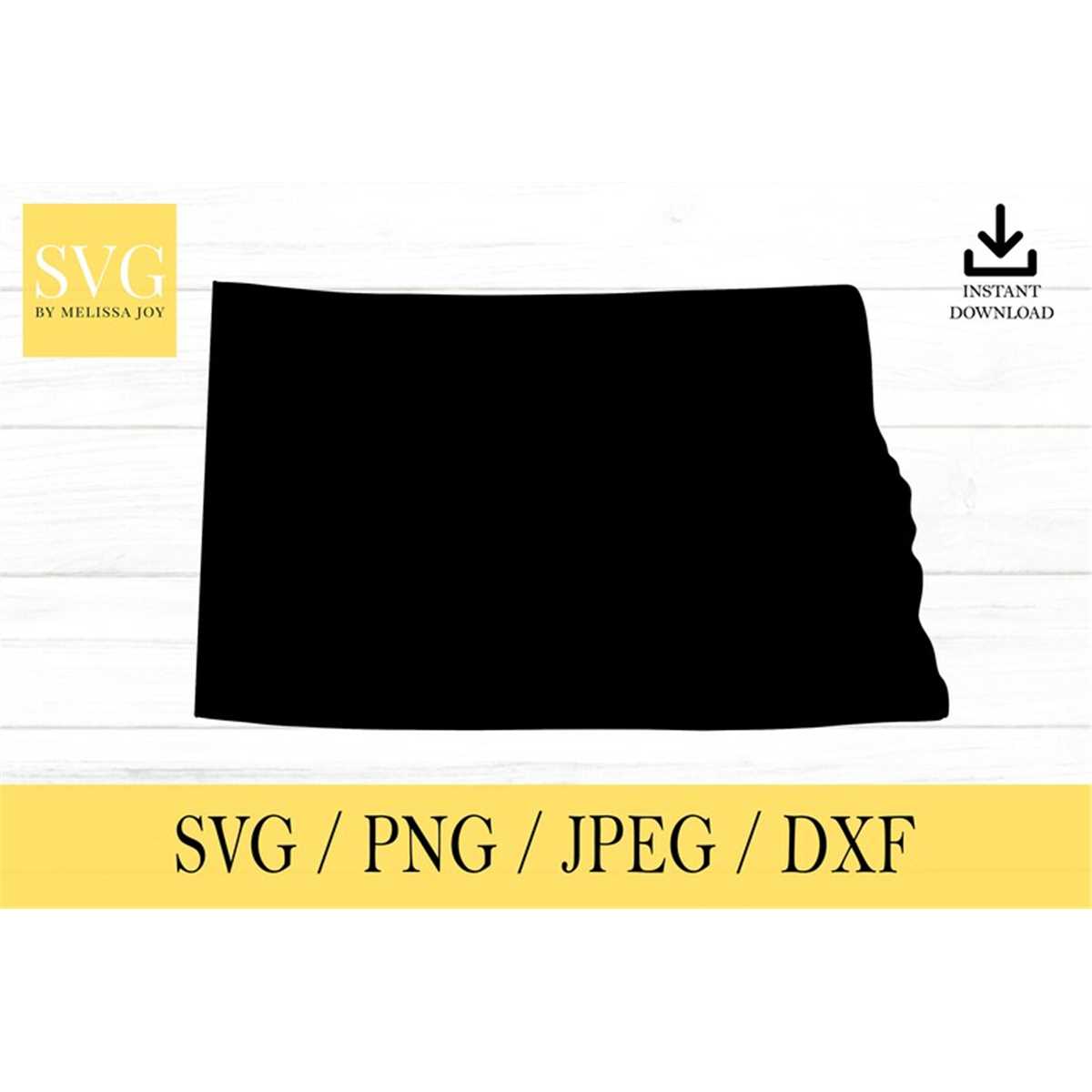 North Dakota SVG, State svg, United States, Shape, svg, png, | Inspire ...