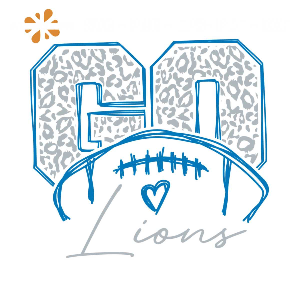 Go Lions Football Leopard Pattern Svg, Detroit Lions Footbal | Inspire ...