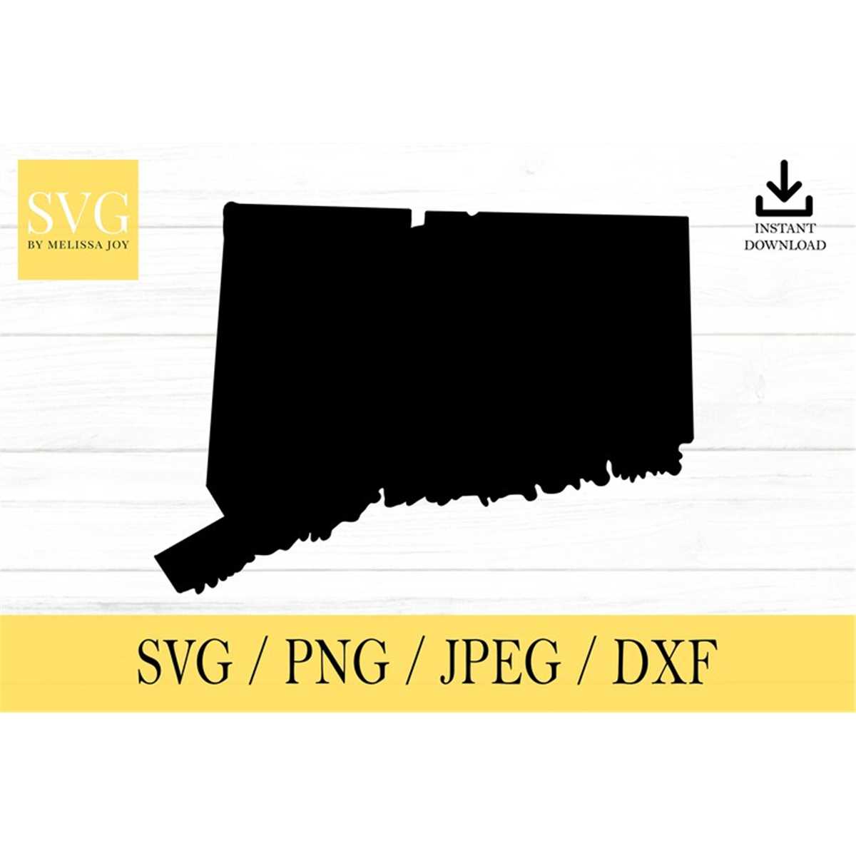 Connecticut SVG, State svg, United States, Shape, svg, png, | Inspire ...