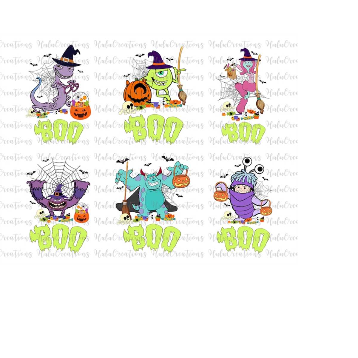 Monster Halloween Bundle Png, Monster Boo Png, Monster Match | Inspire ...