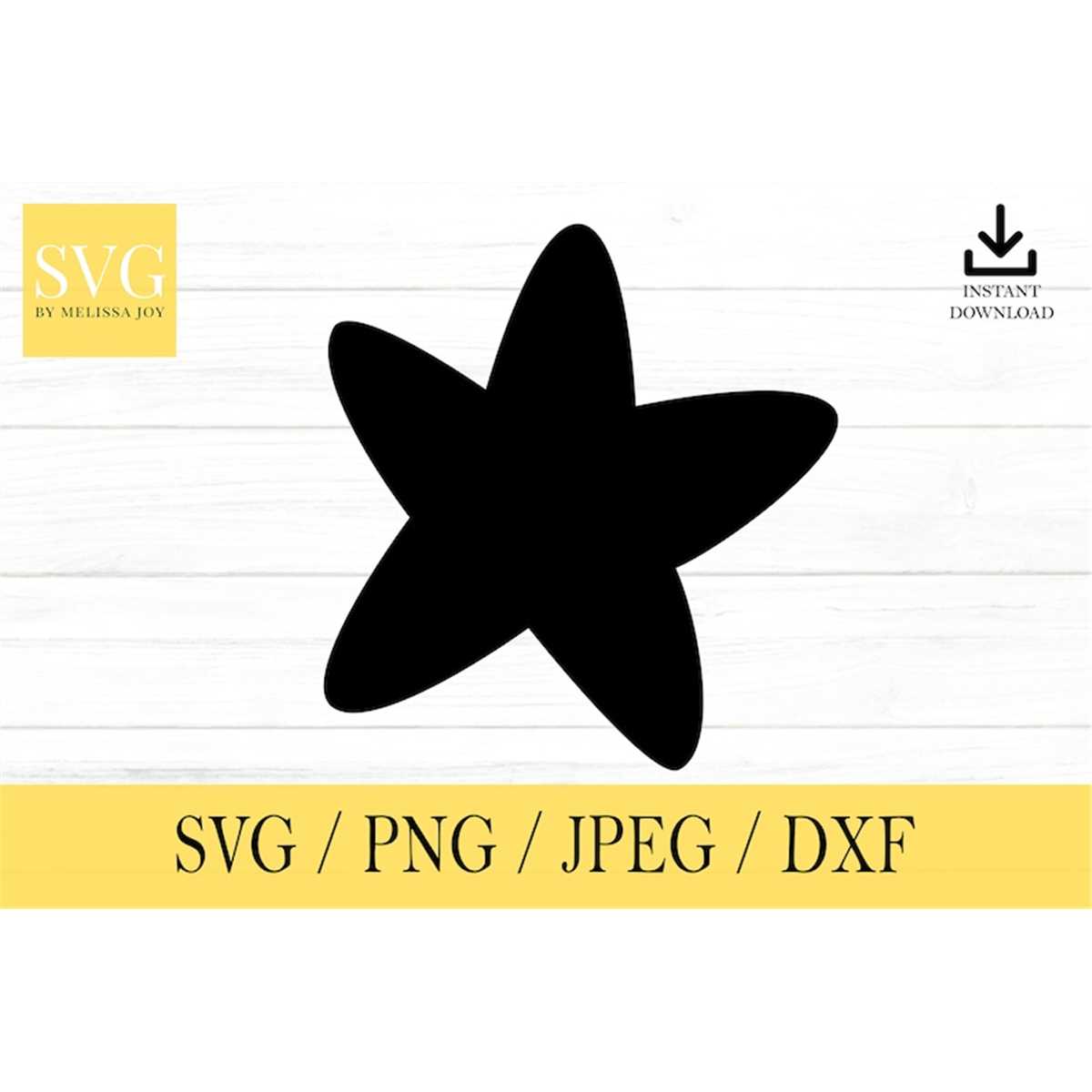 Star SVG, Drawn Star, Shape, svg, png, dxf, jpeg, Digital Do | Inspire ...
