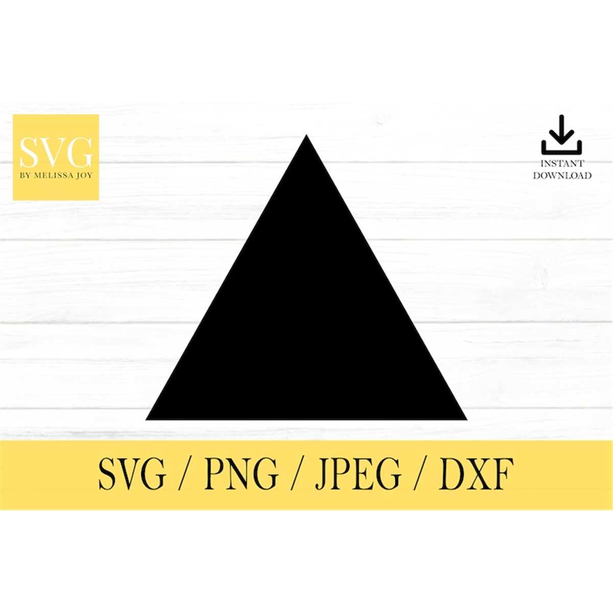 Triangle SVG, perfect triangle, solid, Shape, svg, png, dxf, | Inspire ...