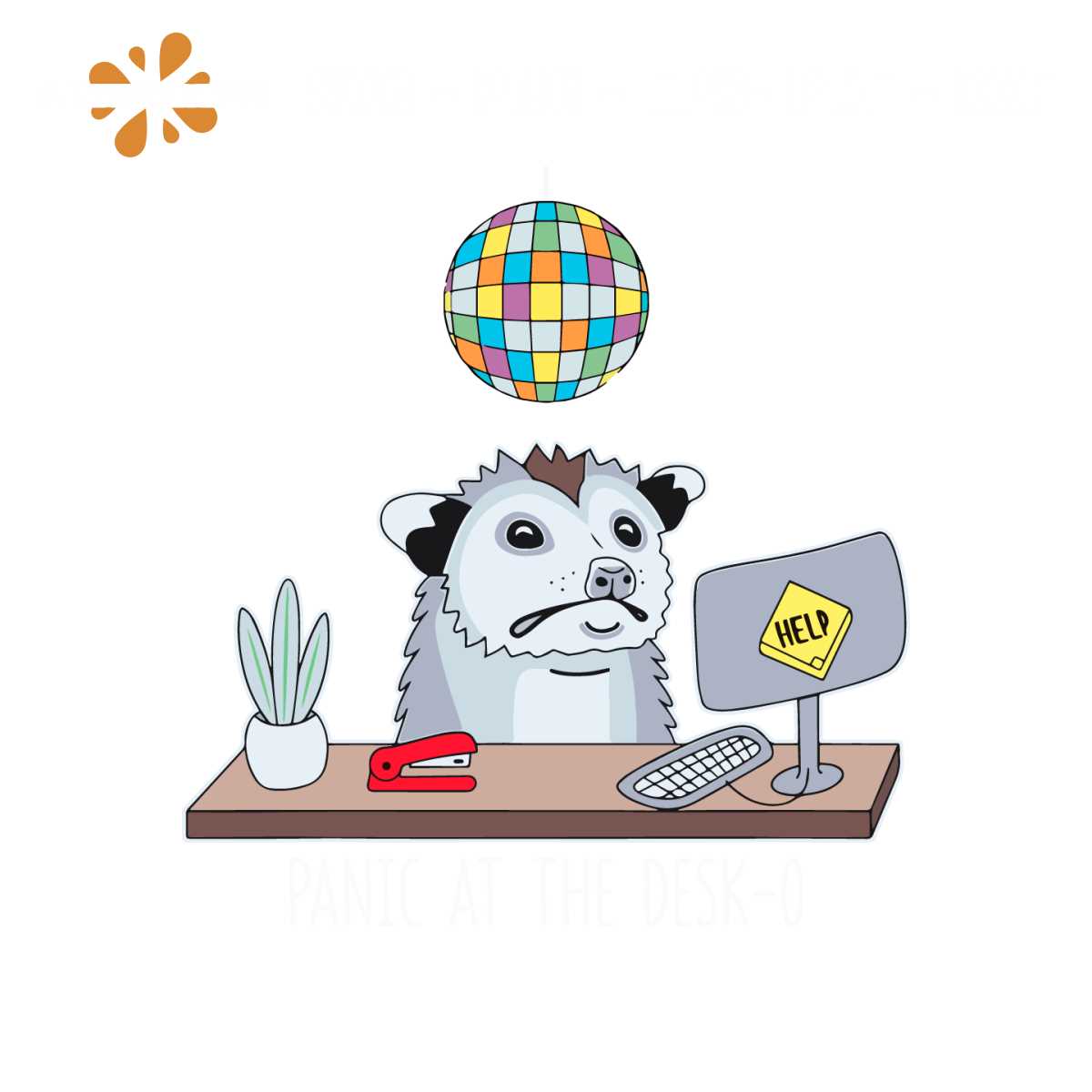 Panic at the Desk O possum Meme SVG Graphic Design Fie | Inspire Uplift