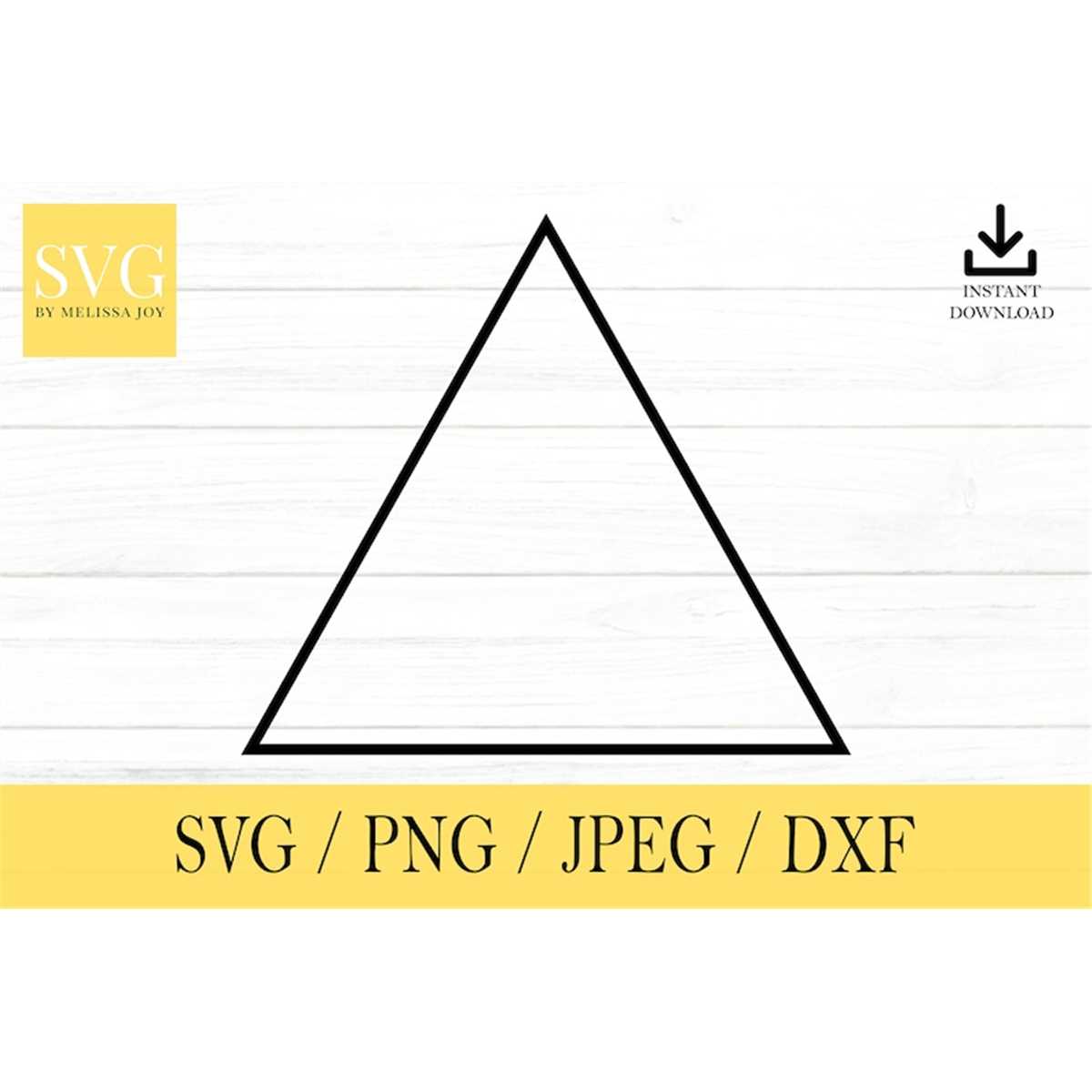 Triangle Outline svg, shapes SVG, svg, png, dxf, jpeg, Digit | Inspire ...