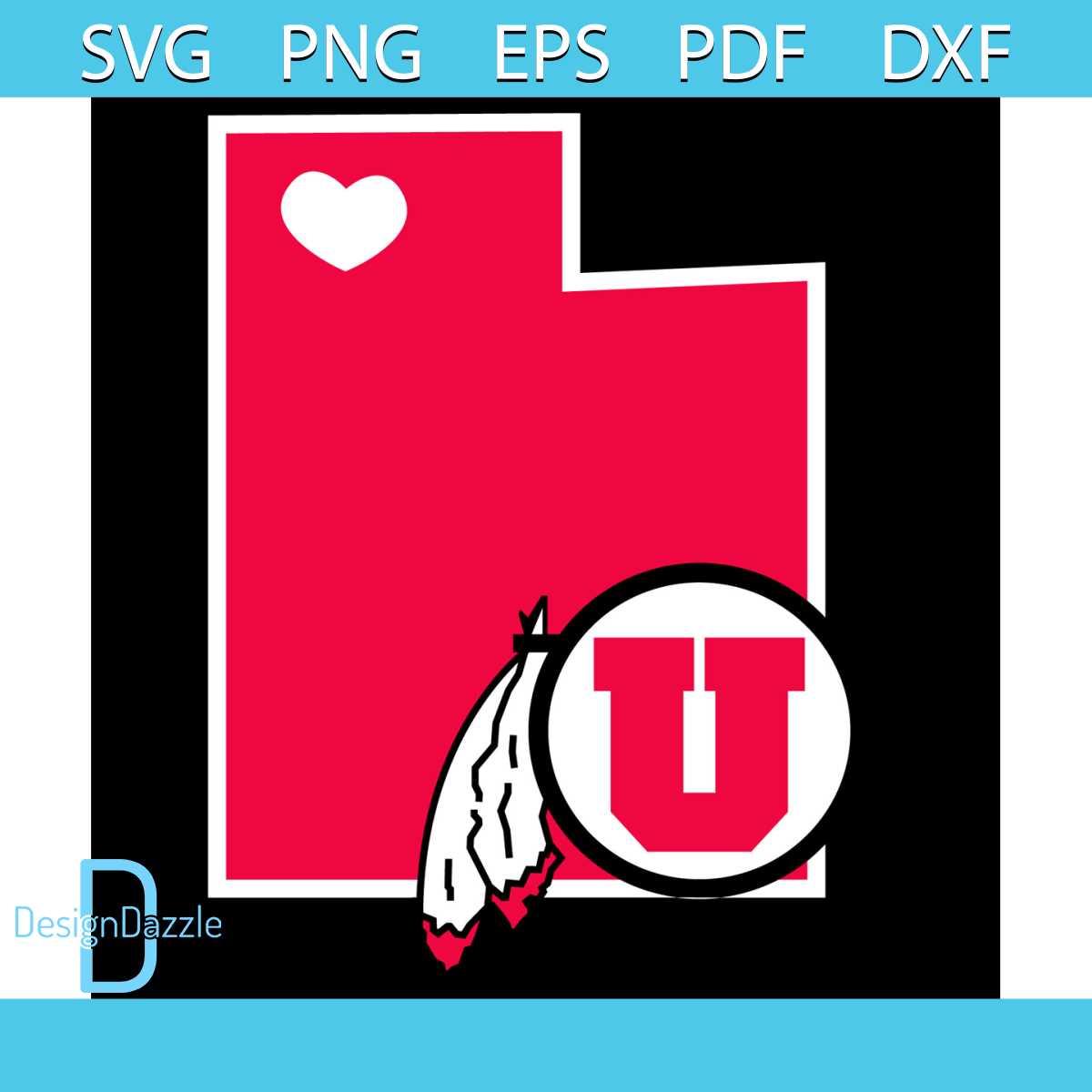 Utah Utes Logo Svg, Sport Svg, Utah Utes Football Svg, NCAA | Inspire ...