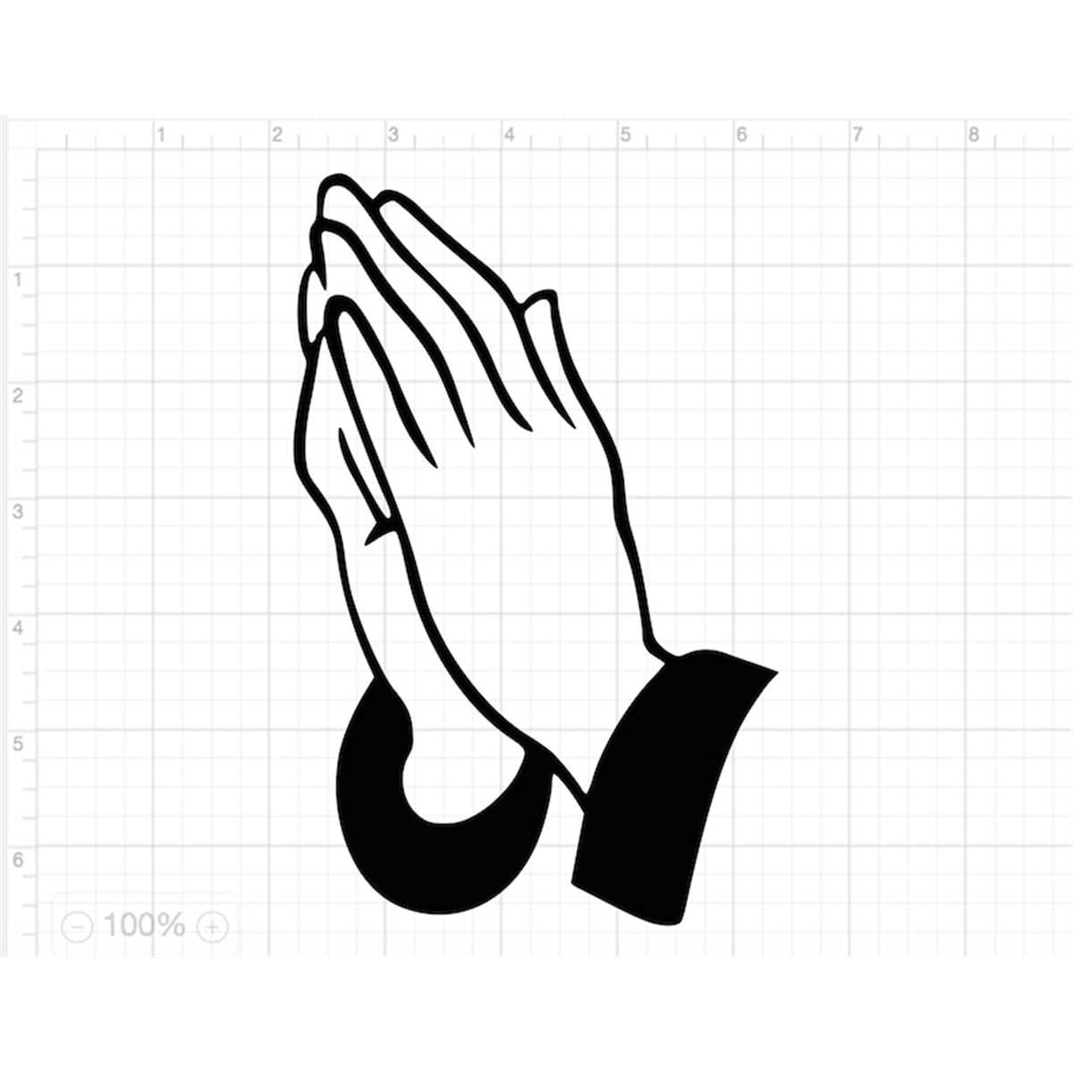 Praying Hands Cut File SVG DXF PNG Eps Pdf Clipart | Praying | Inspire ...