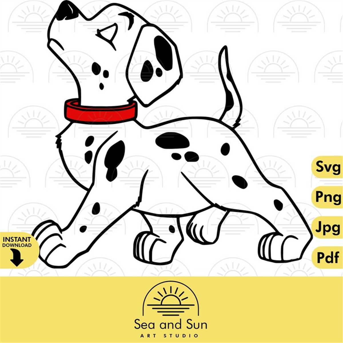 101 Dalmatians Dog Svg Clip art Files, Dalmatians Head, Disn | Inspire ...
