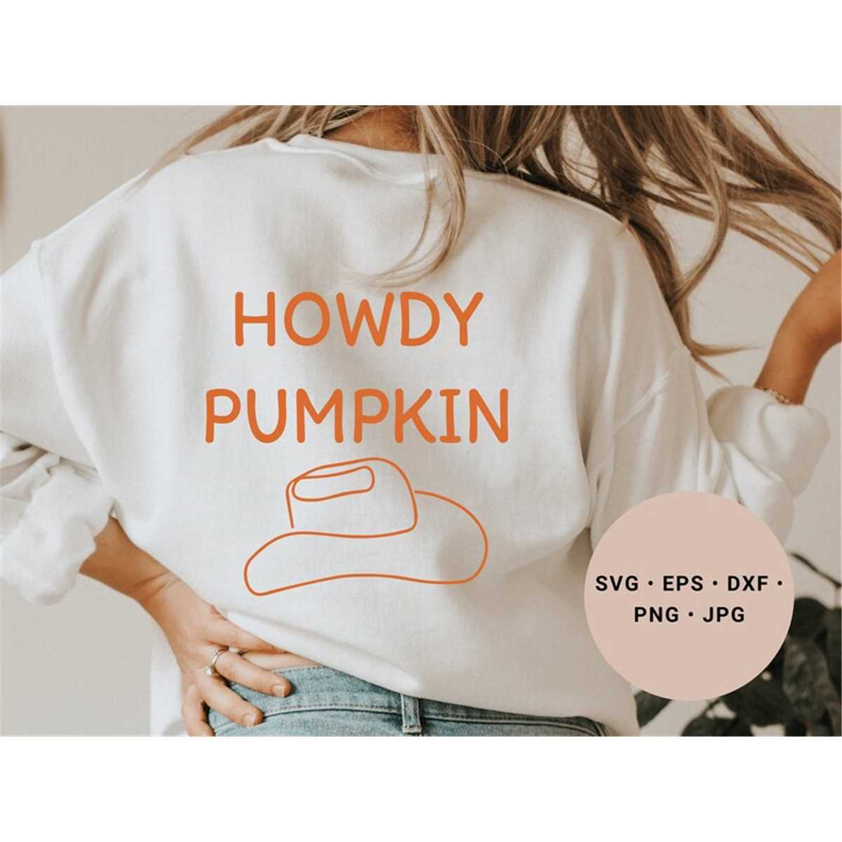 Howdy Fall Pumpkin Svg, Western Svg, Howdy Svg, Funny Cowgir - Inspire ...