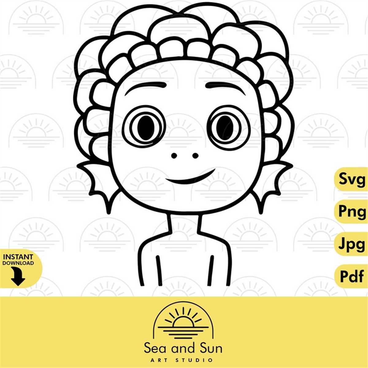 Luca Svg Clip art Files, Luca, Disneyland Ears, Digital, Dow | Inspire ...