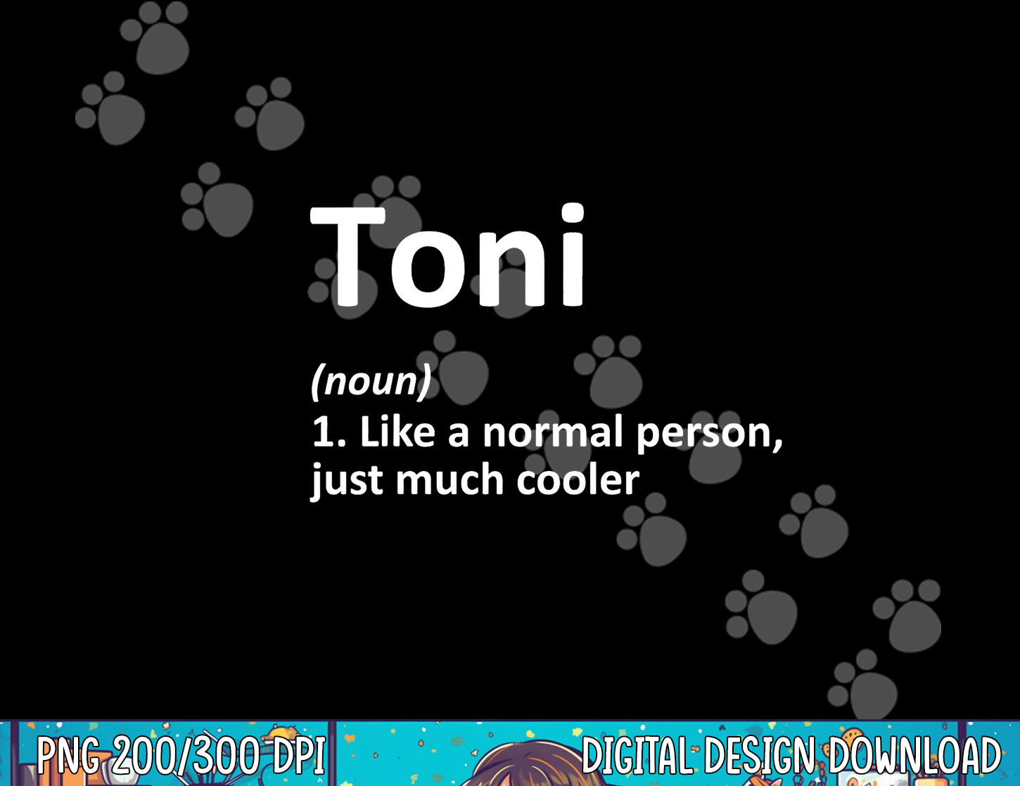 TONI Definition Personalized Name Funny Birthday Gift Idea p | Inspire ...