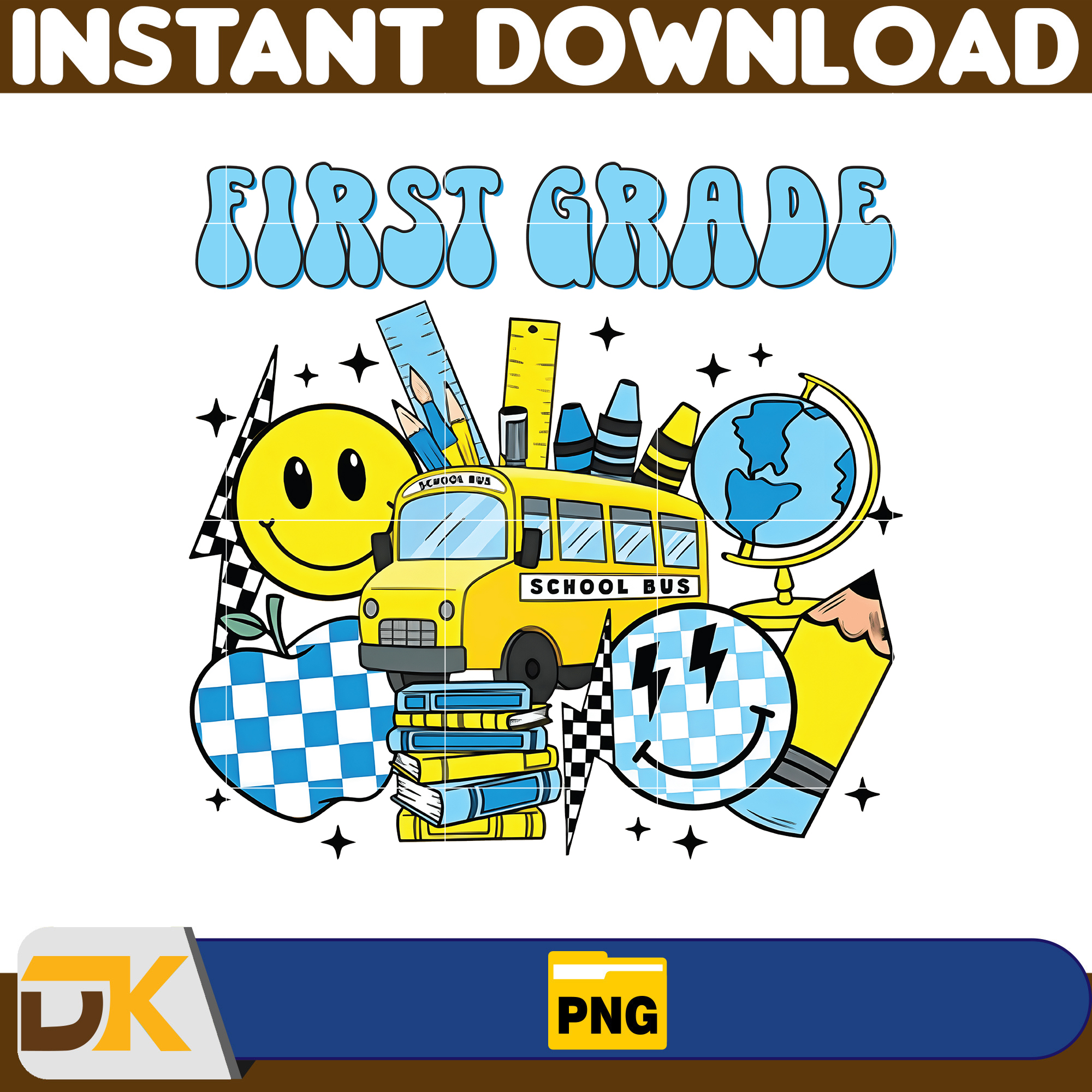 Back to School Png, Kindergarten, Pre K PNG, First Day Of Sc | Inspire ...