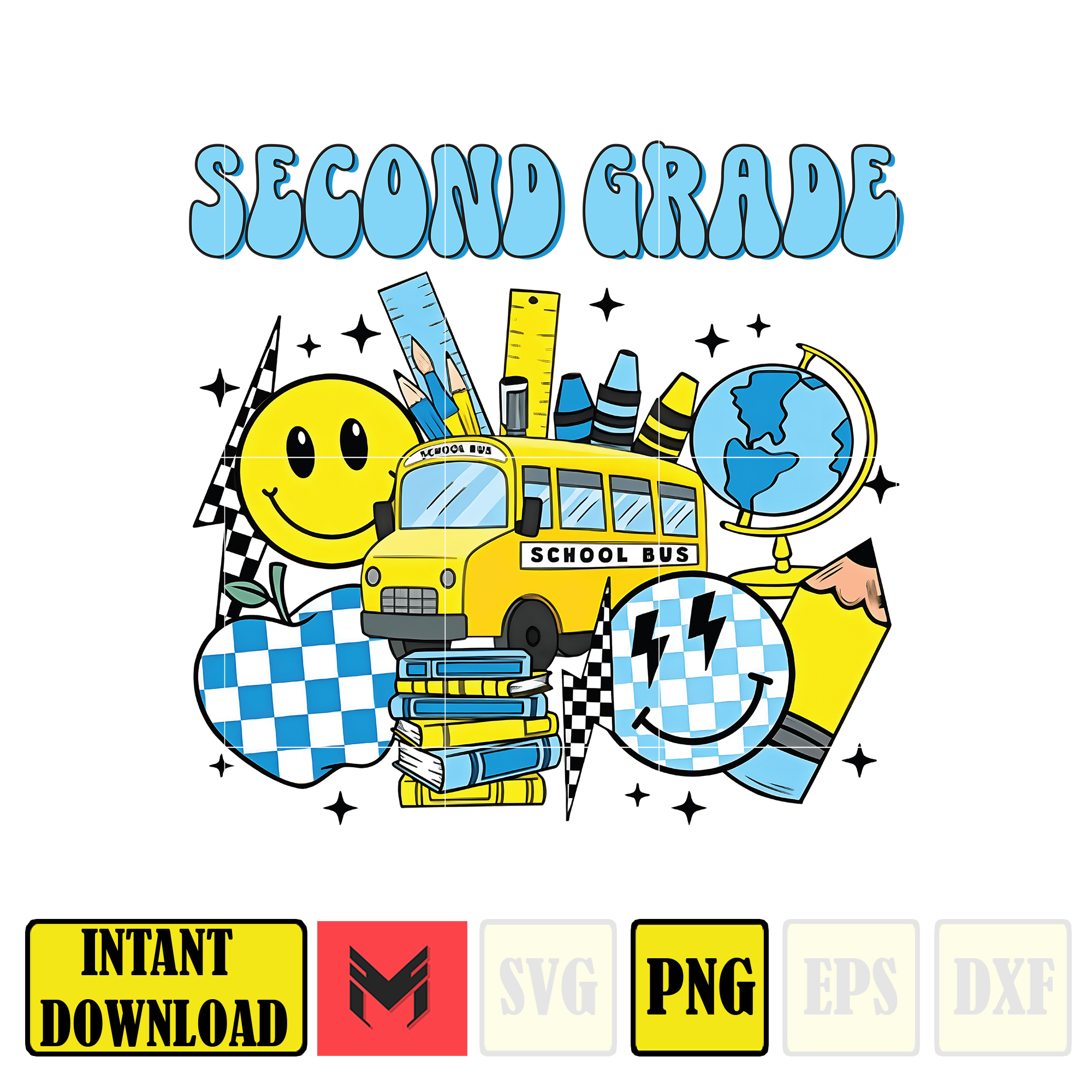 Back to School Png, Kindergarten, Pre K PNG, First Day Of Sc - Inspire ...