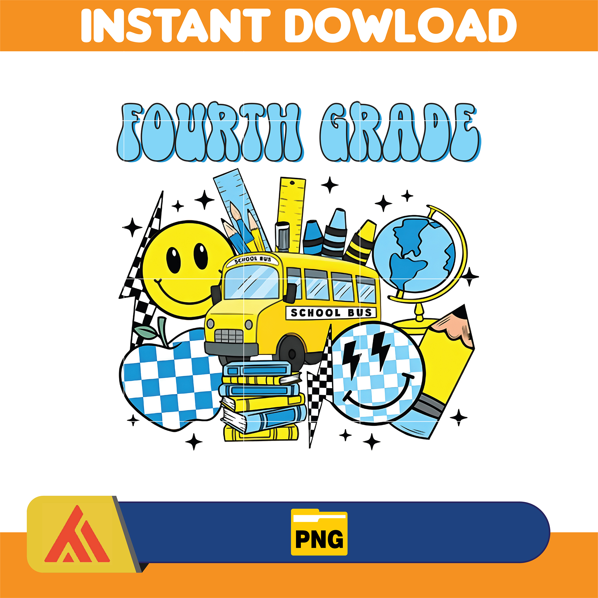 Back to School Png, Kindergarten, Pre K PNG, First Day Of Sc | Inspire ...