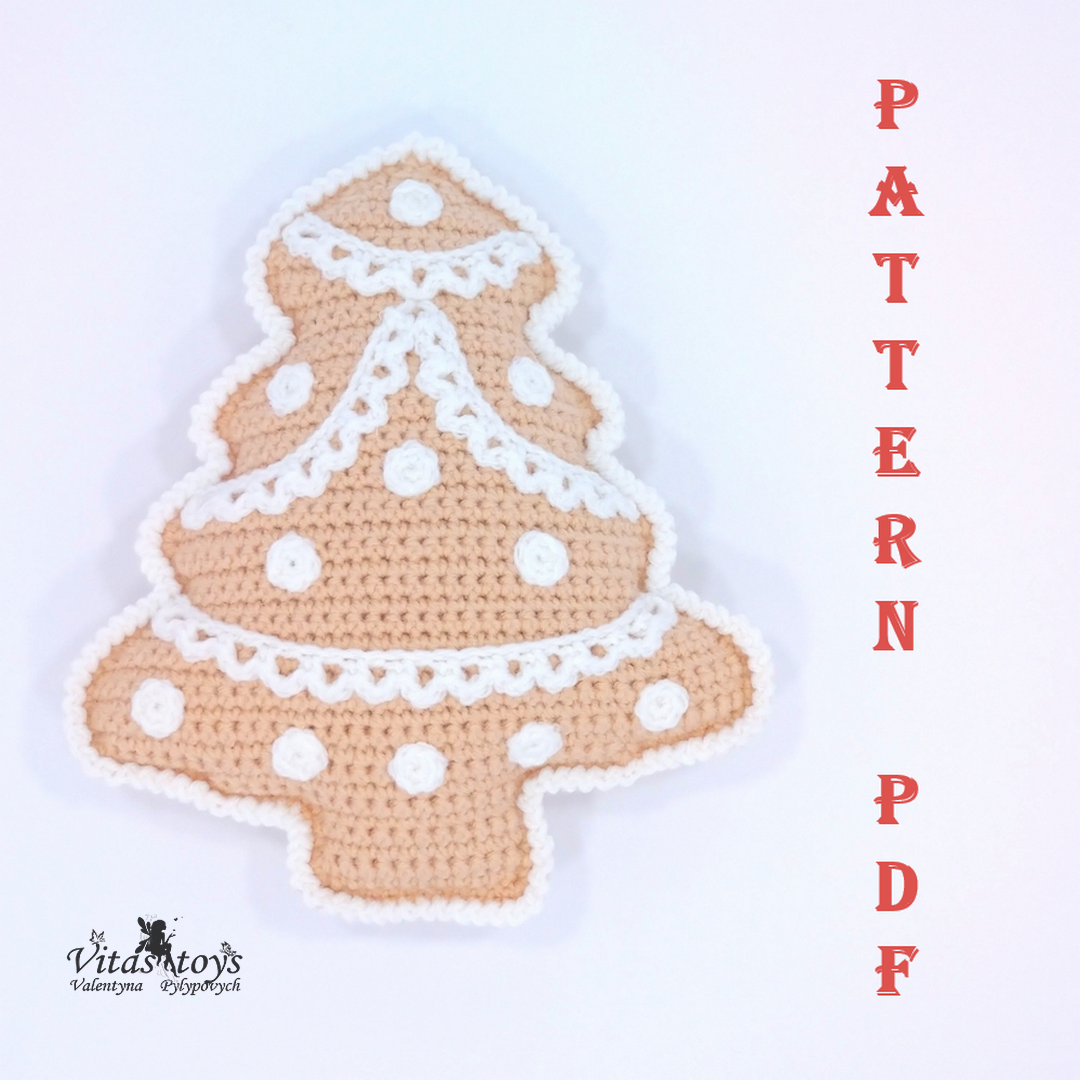 Crochet Amigurumi Christmas Gingerbread Tree rag doll Patter | Inspire ...