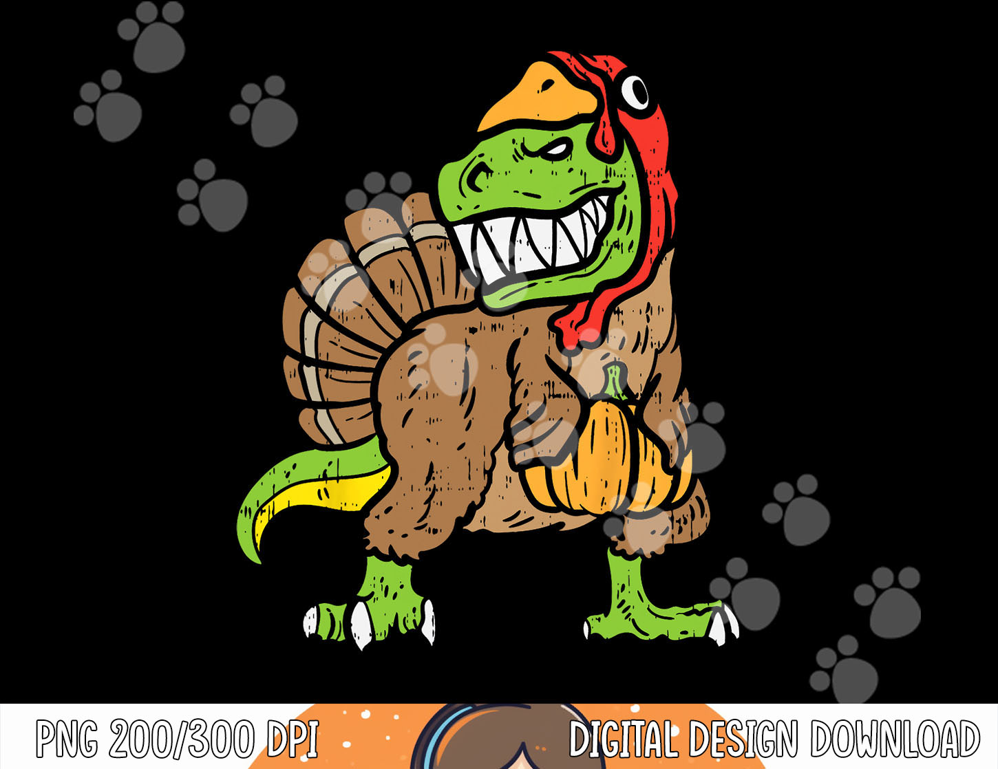 Trex Dinosaur Turkey Funny Toddler Kids Thanksgiving Boys pn - Inspire ...