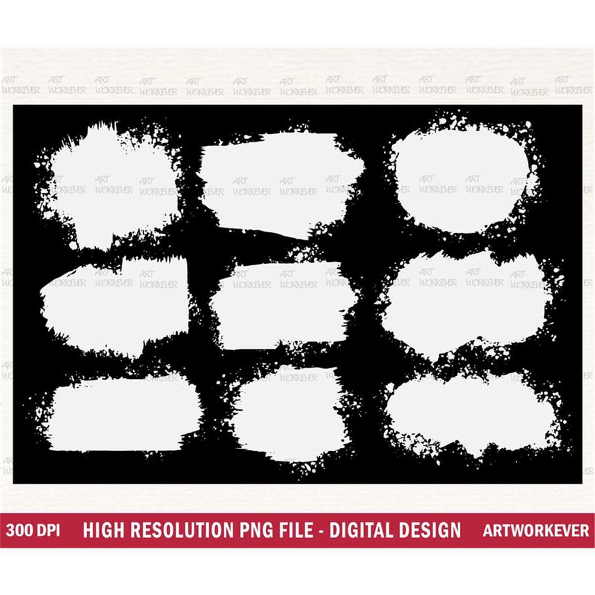 Bleach Effect PNG Bundle, Bleach Splash Effect Png, Bleached | Inspire ...