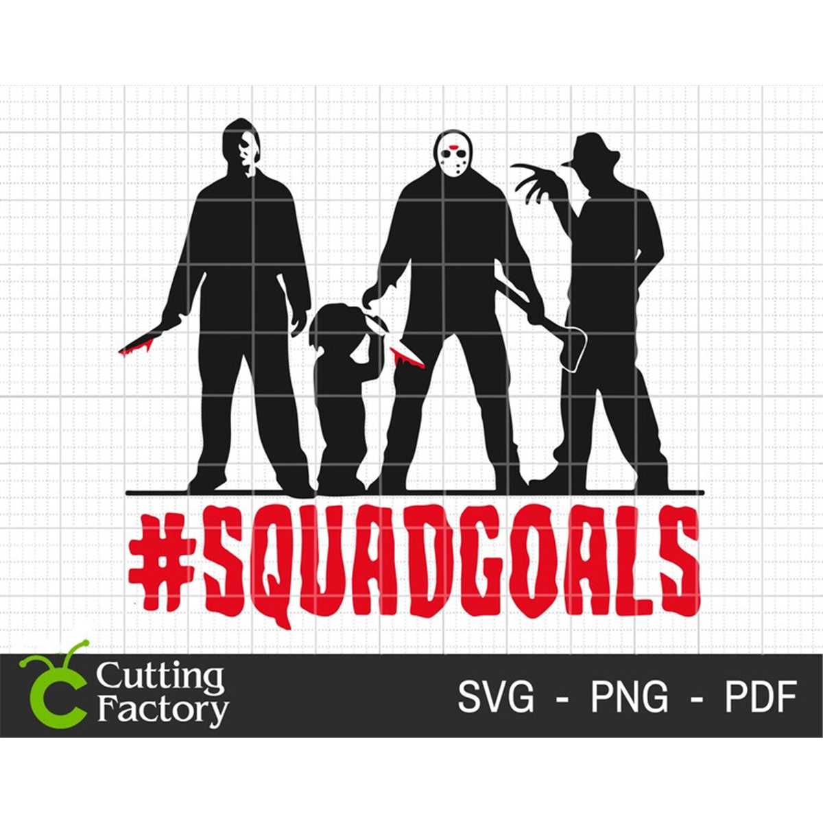 Squad Goals SVG, Halloween Svg, Halloween Png, Spooky Svg, H | Inspire ...