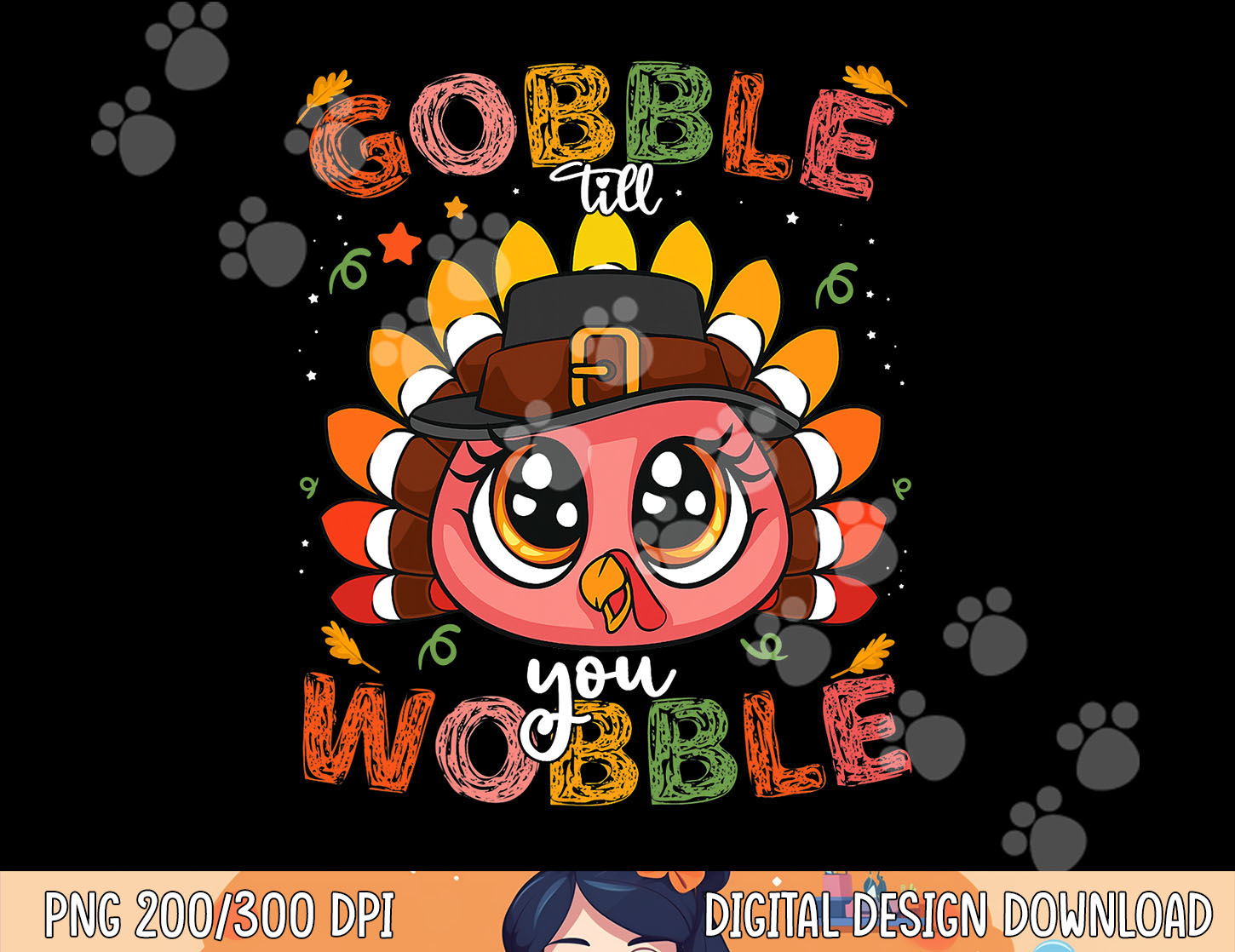 Turkey Gobble Till You Wobble Pilgrim Toddler Thanksgiving p | Inspire ...
