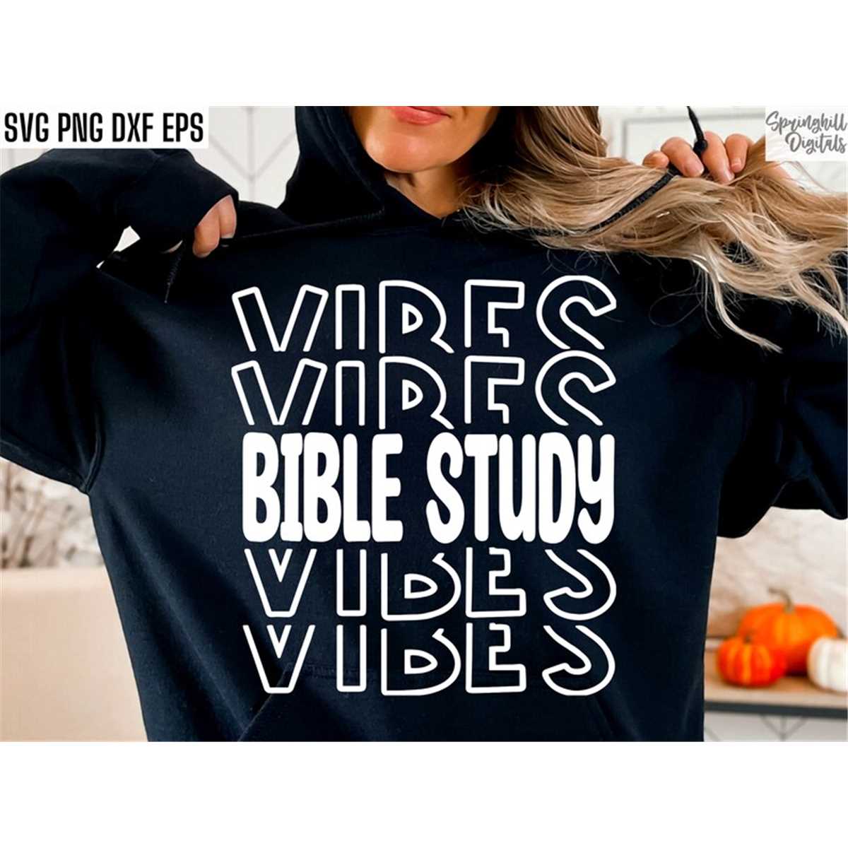 Bible Study Vibes | Church Group Svgs | Bible Study Pngs | B - Inspire ...