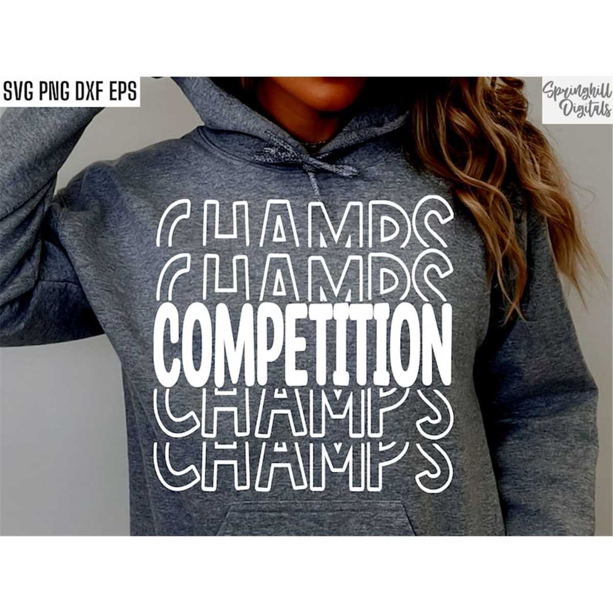 Competition Champs Svg | Cheer Champion Svgs | Cheerleader C - Inspire ...