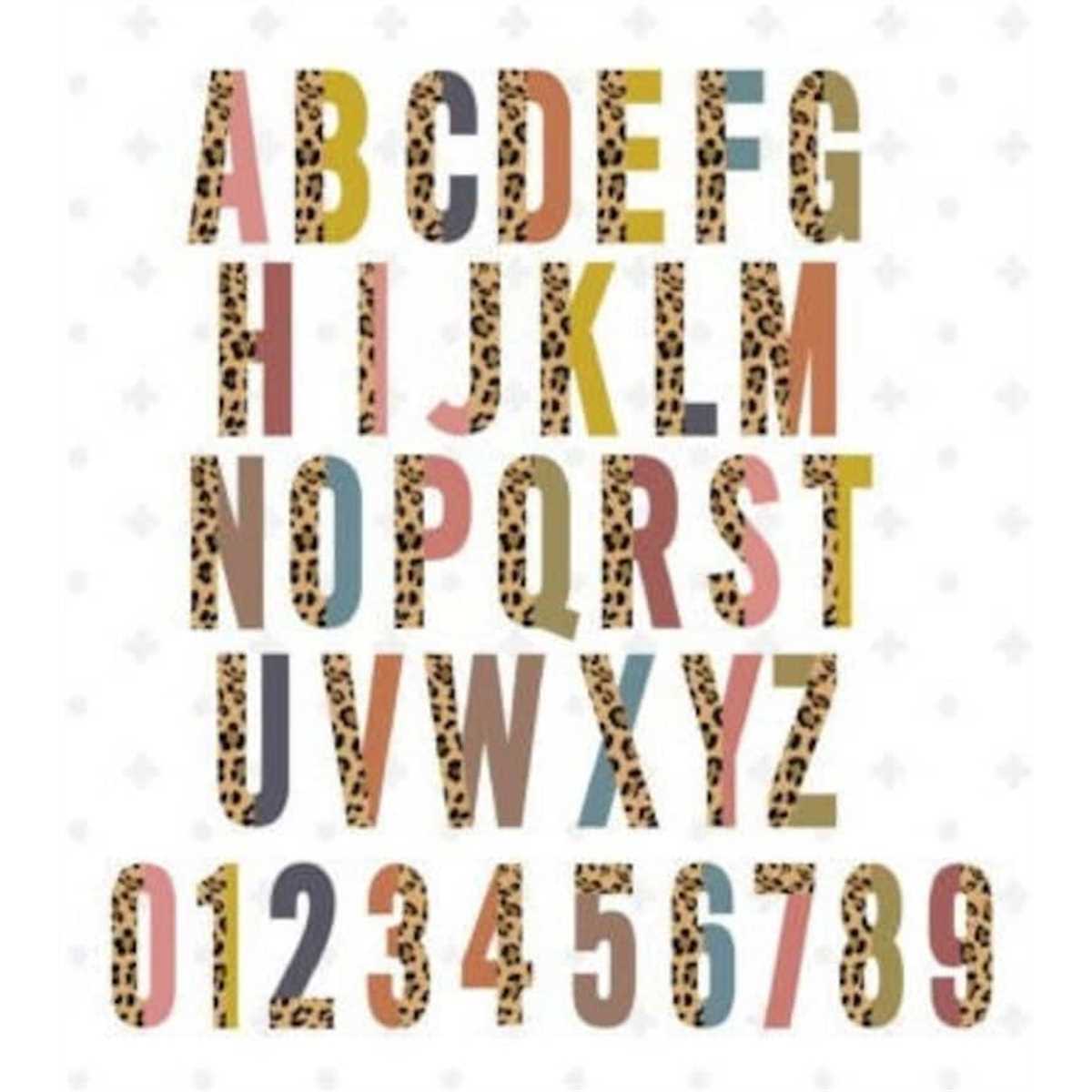 Half Leopard Font,half Leopard font png, Leopard cheetah hal | Inspire ...