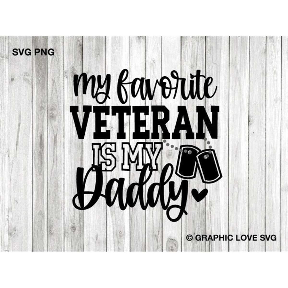 My Favorite Veteran Is My Daddy Svg, Veterans Day Shirt Svg, | Inspire ...