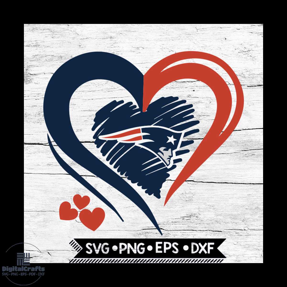 New England Patriots Love Svg, Heart New England Patriots Sv | Inspire ...