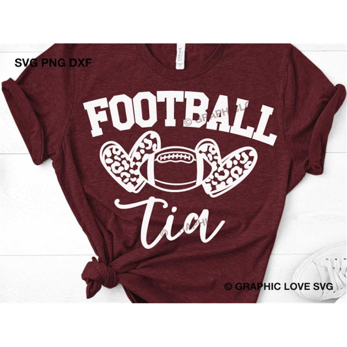 Football Tia Svg, Leopard Football Tia Png, Leopard Heart Sv - Inspire ...