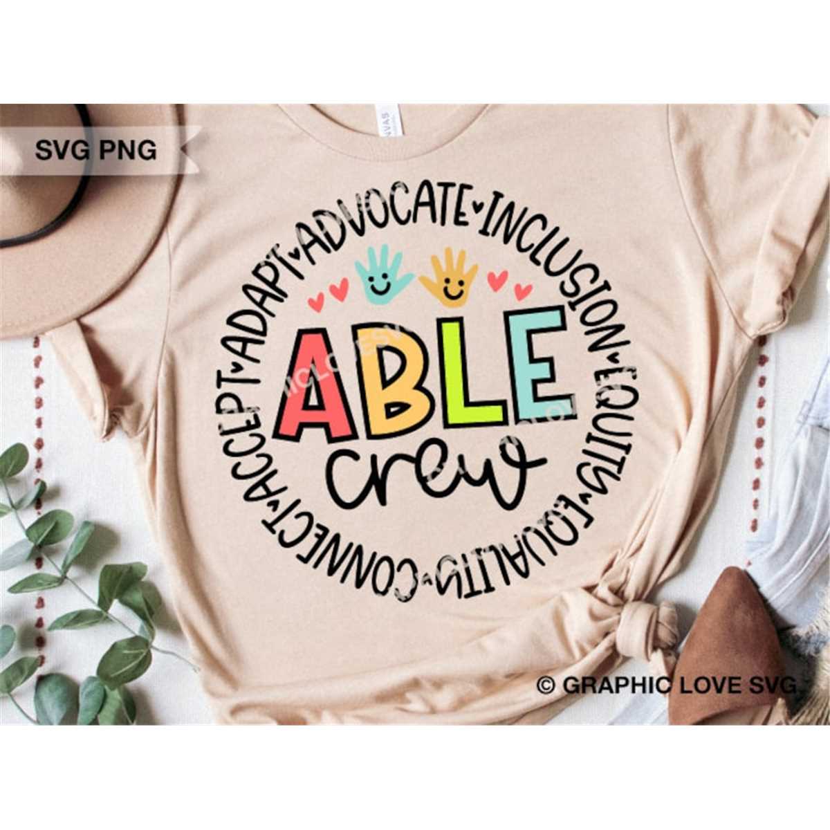 ABLE Crew Svg Png, Appreciation Gift, Ability Based Learning | Inspire ...