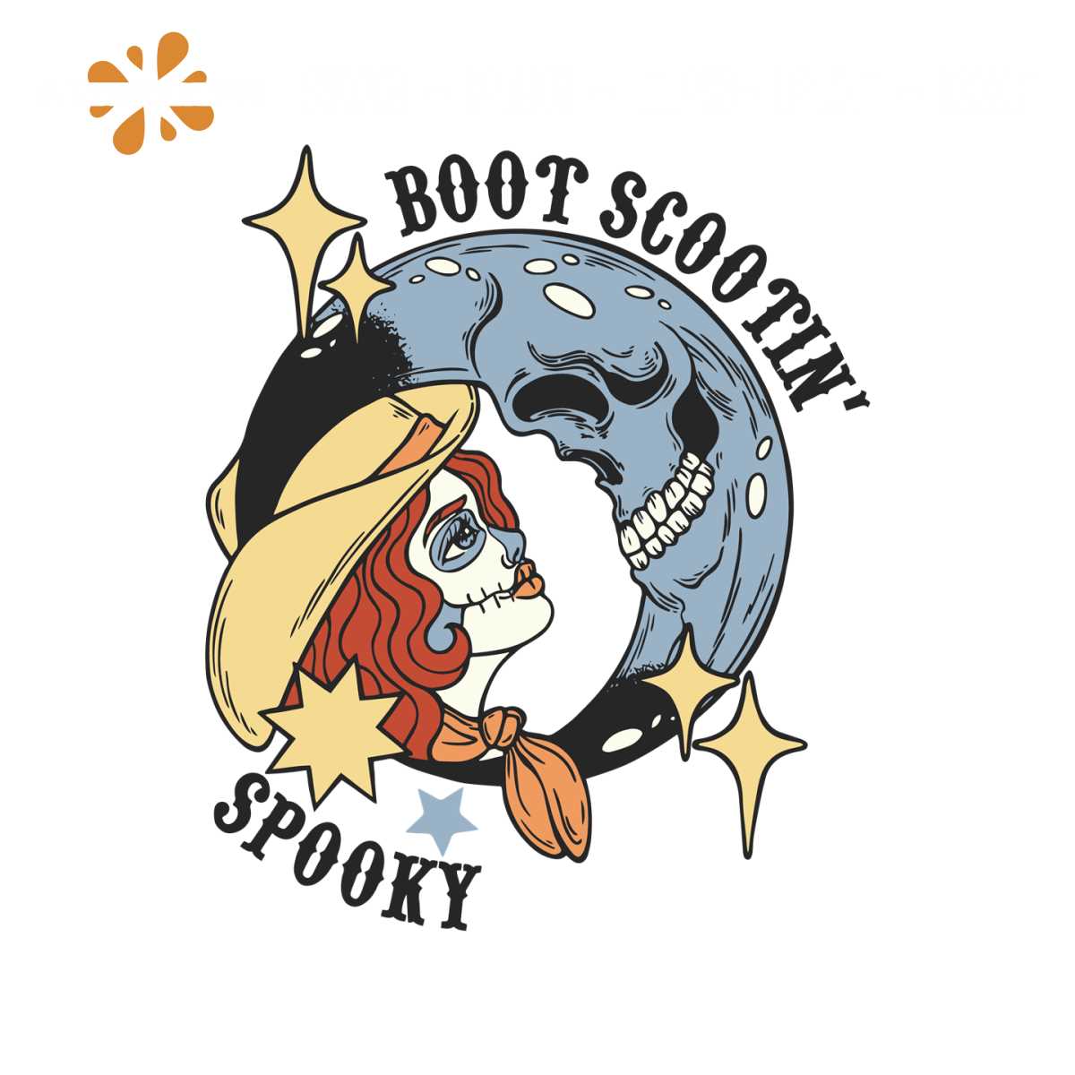 Boot Scootin Spooky Cowgirl Witch SVG Digital Cricut File | Inspire Uplift