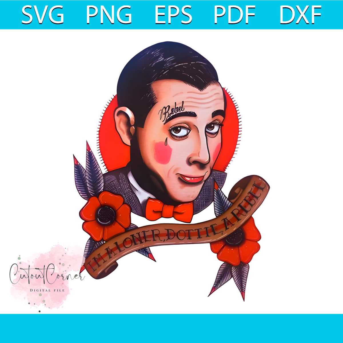 Funny Pee Wee Herman Tribute To Paul Reubens PNG File | Inspire Uplift