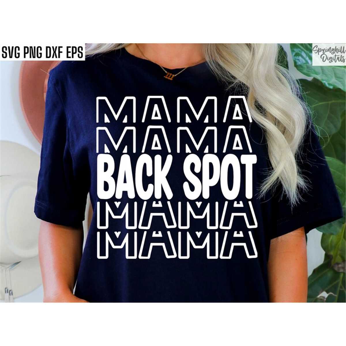 Back Spot Mama Svg | Cheerleading Pngs | Cheer Team Cut File - Inspire ...