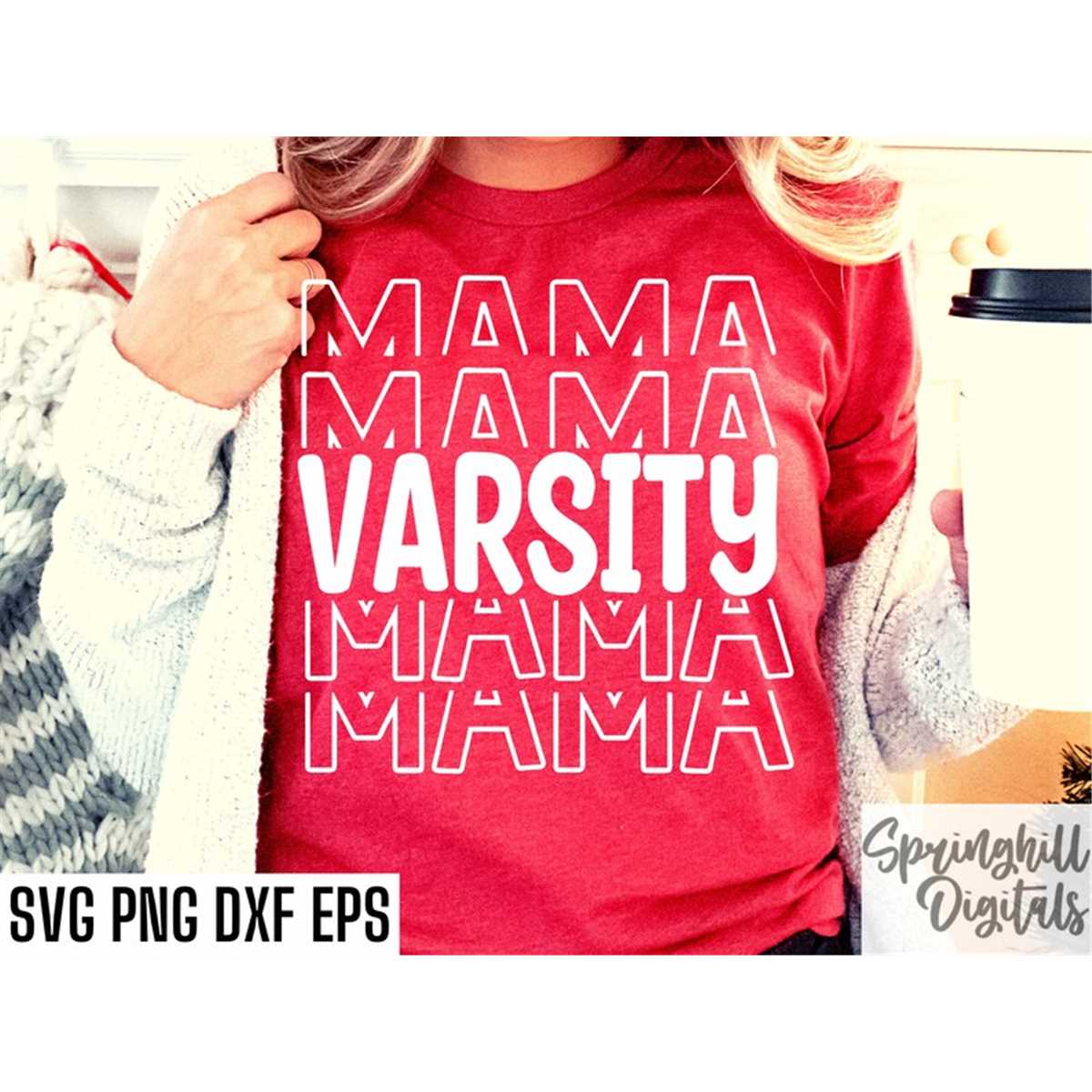 Varsity Mama Svg | High School Sports | Game Day Cut Files | - Inspire ...