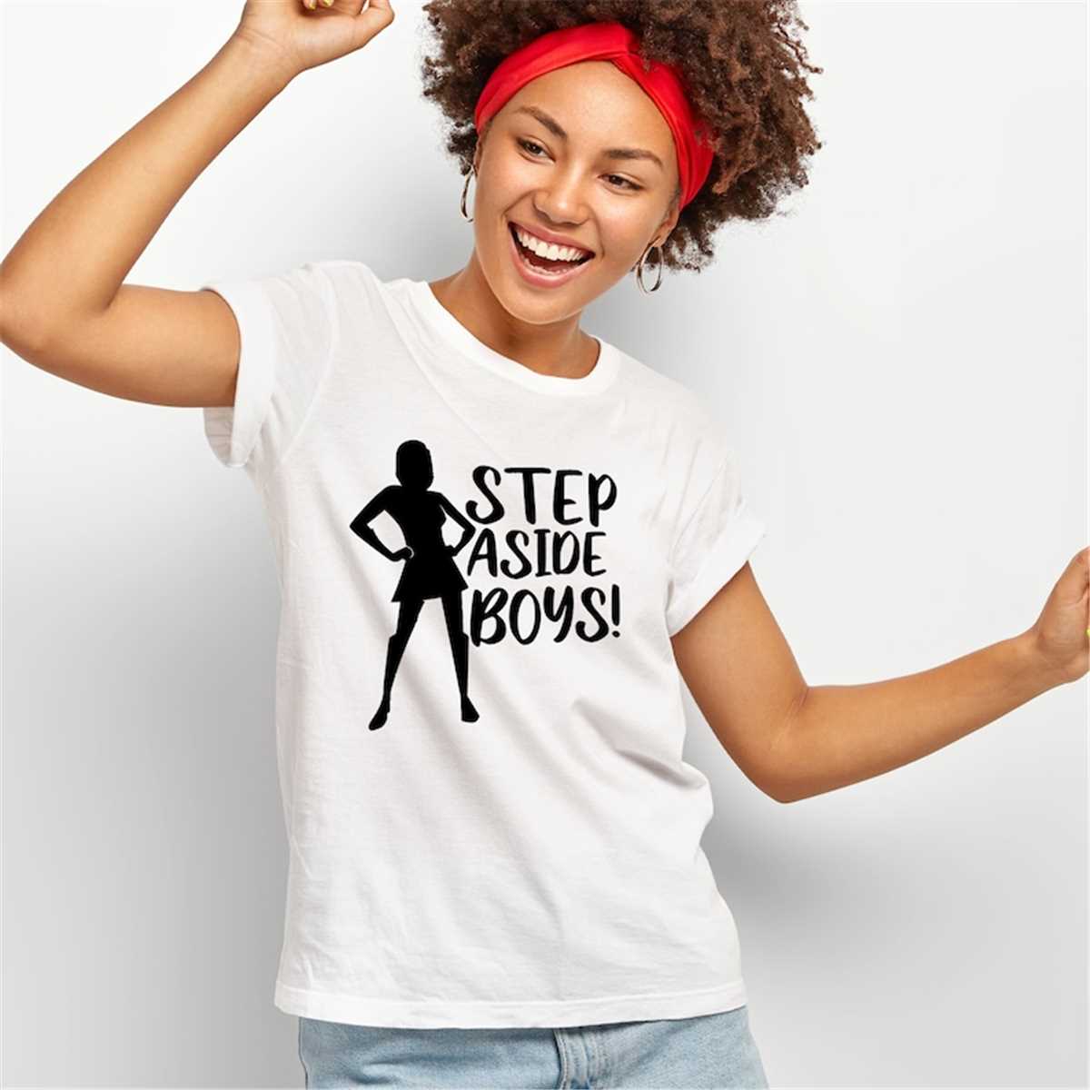 Step aside boys! SVG, Boss Lady, Woman svg, Daughter svg, St | Inspire ...