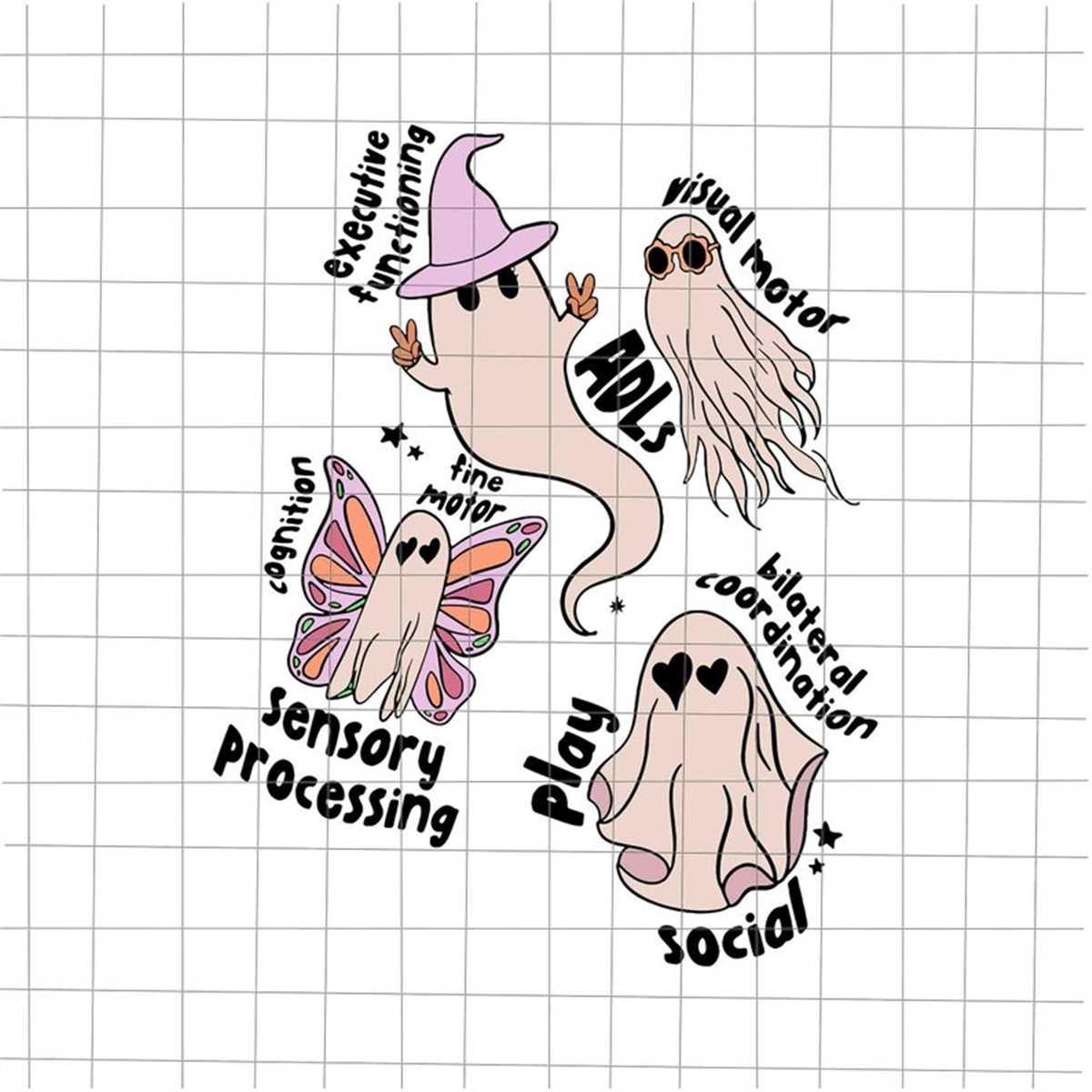 Ghost Friends Halloween Svg, Ghost Halloween Svg, Friends Ha | Inspire ...