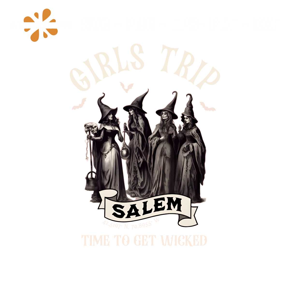 Girls Trip Salem Time To Get Wicked PNG Download File | Inspire Uplift