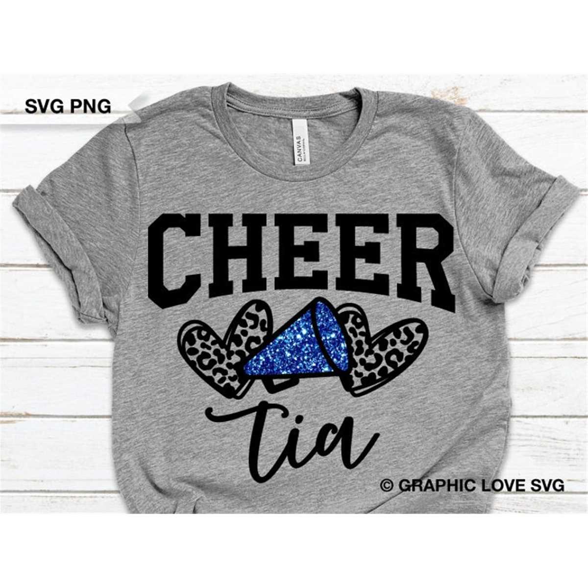 Cheerleader Tia Svg, Leopard Cheer Tia Png, Cheetah Cheerlea - Inspire ...